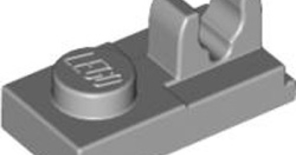 LEGO Part 4598526 - 92280 - Plate 1x2 with Vertical Grip Medium Stone ...