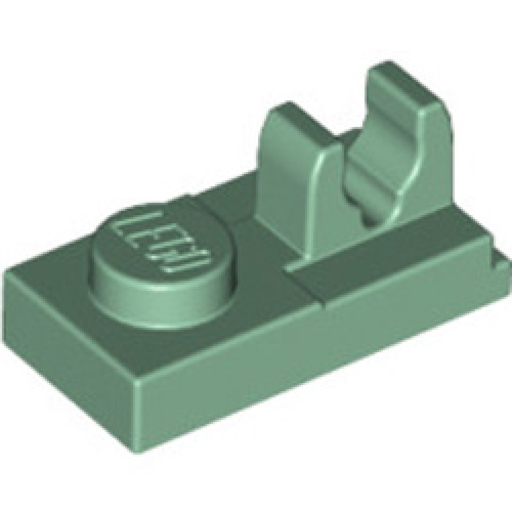 LEGO Part 4625236 - 92280 - Plate 1x2 with Vertical Grip Sand Green ...
