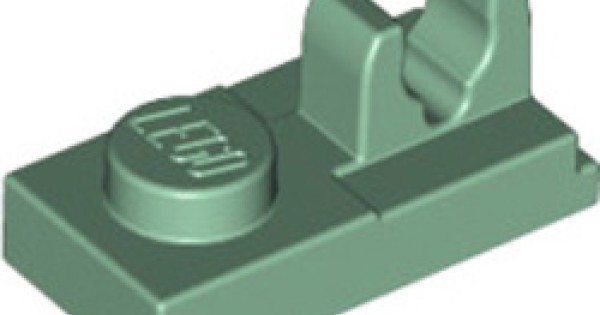 LEGO Part 4625236 - 92280 - Plate 1x2 with Vertical Grip Sand Green ...