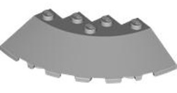 LEGO Part 6063878 - 95188 - Circle 90G 6x6 Roof Tile Medium Stone Grey ...
