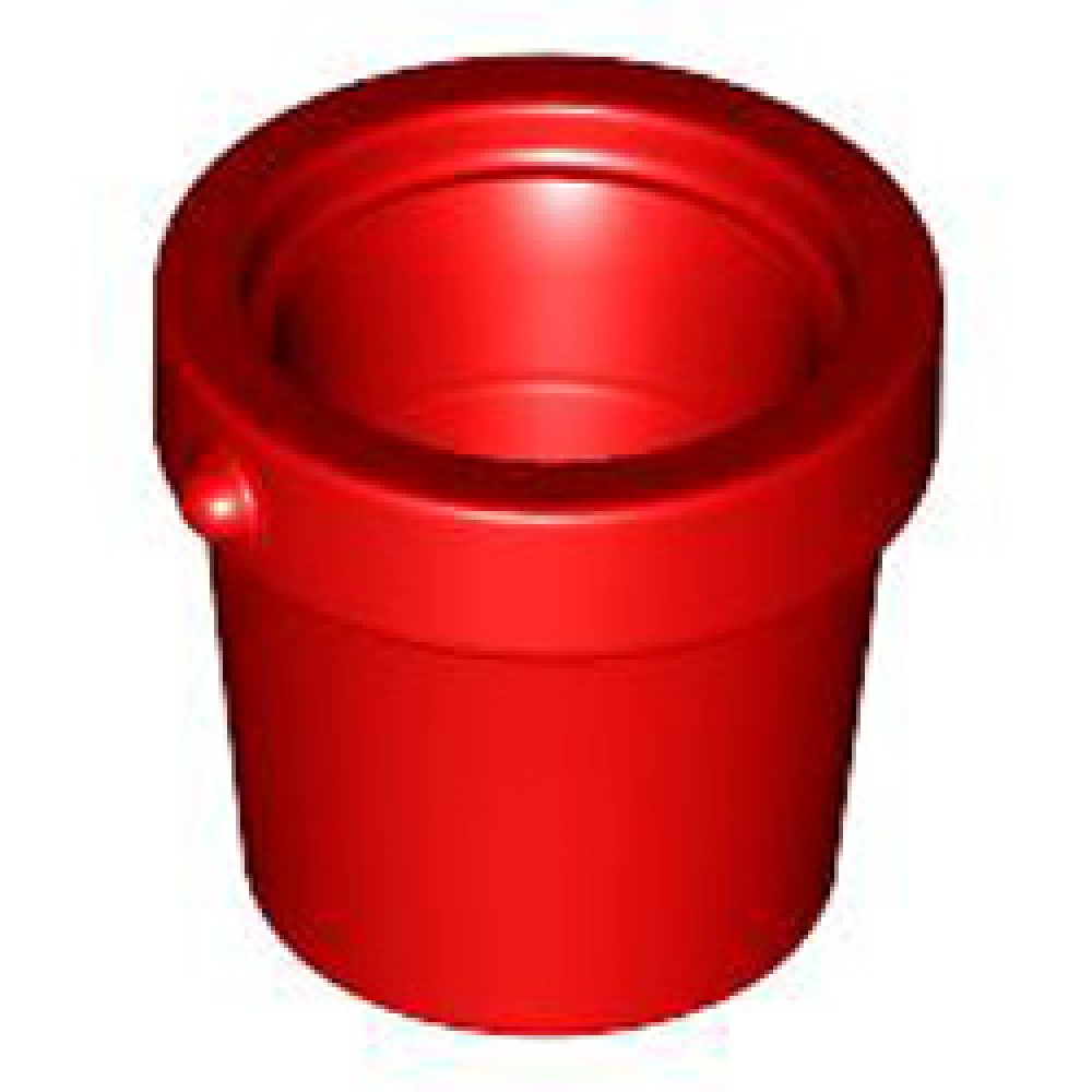 LEGO Part 6003001 - 95343 - Bucket Bright Red | LEGO Bricks ...