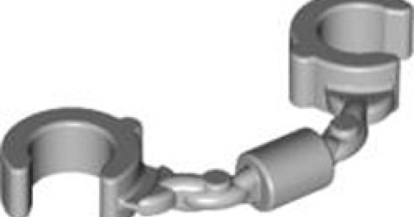 LEGO Part 4641048 - 97927 - Handcuffs Medium Stone Grey | LEGO Bricks ...