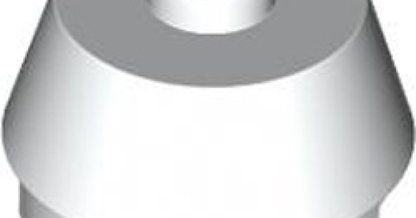 LEGO Part 4649167 - 98100 - 2x2 Round Slope Brick with Knob White ...