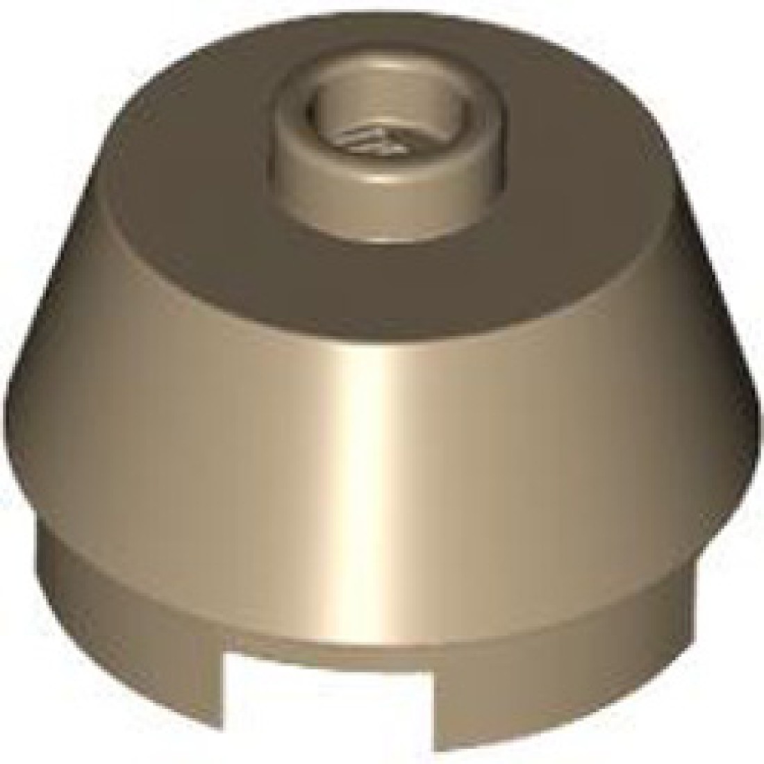 LEGO Part 6257533 - 98100 - 2x2 Round Slope Brick with Knob Sand Yellow ...