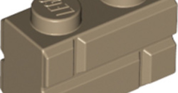 LEGO Part 4646577 - 98283 - Profile Brick 1x2 Single Grove Sand Yellow ...