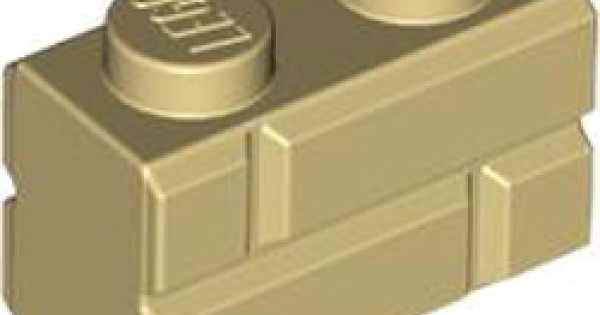 LEGO Part 6148262 - 98283 - Profile Brick 1x2 Single Grove Brick Yellow ...