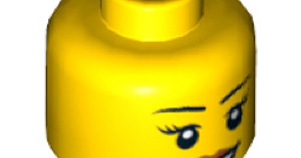 LEGO Part 4651443 - 99570 - Mini Head Number 893 Bright Yellow | LEGO ...