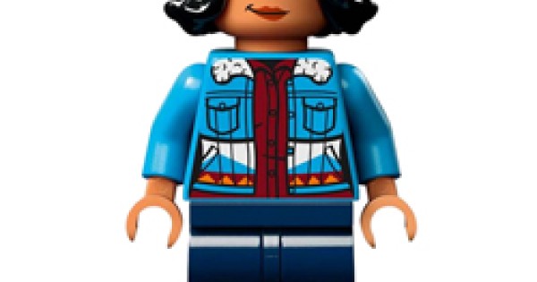 LEGO Part - JW122 - Sammy Gutierrez with Medium Blue Jacket Minifigure ...