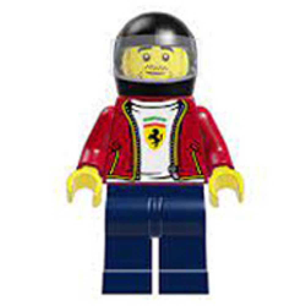 LEGO Part - SC082 - Ferrari F8 Tributo Driver Minifigure | LEGO Bricks ...